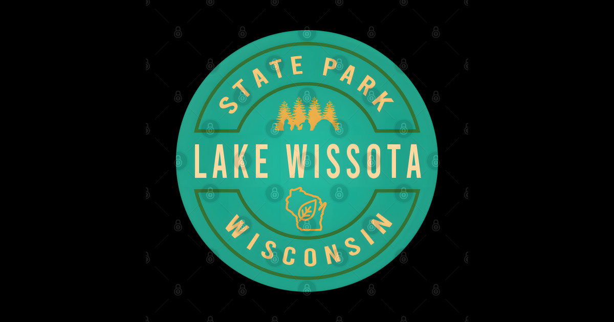 Lake Wissota State Park Adventure - Lake Wissota - Sticker | TeePublic