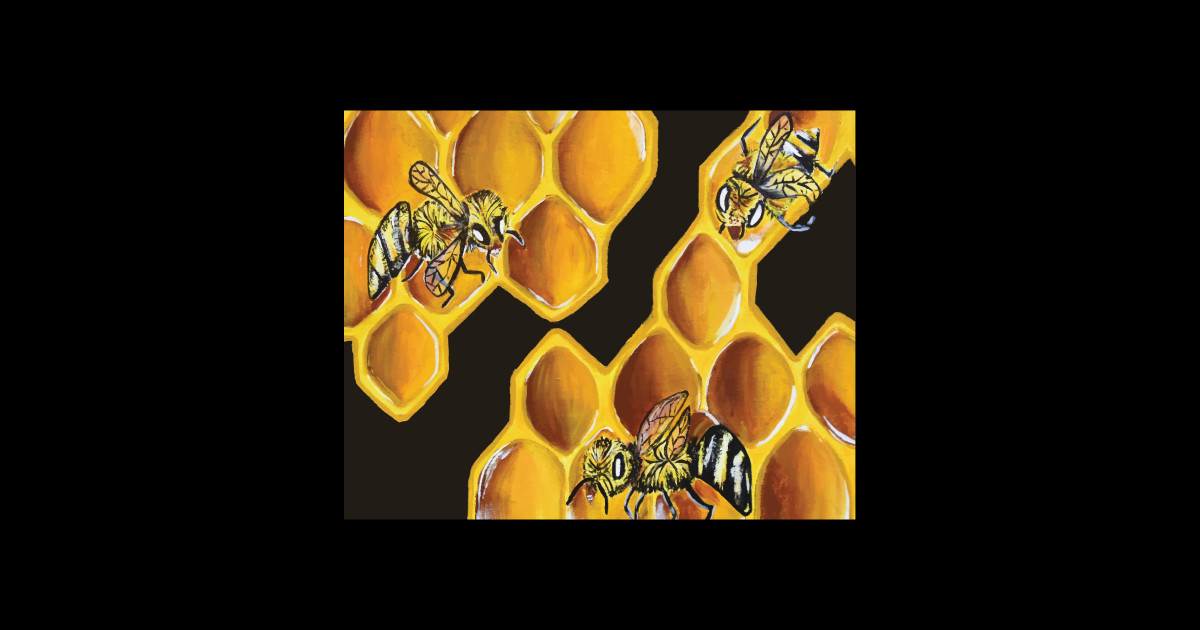 Bee hive Print-Artwork-Insect art-Home art-Art Prints-Gifts - Cool ...