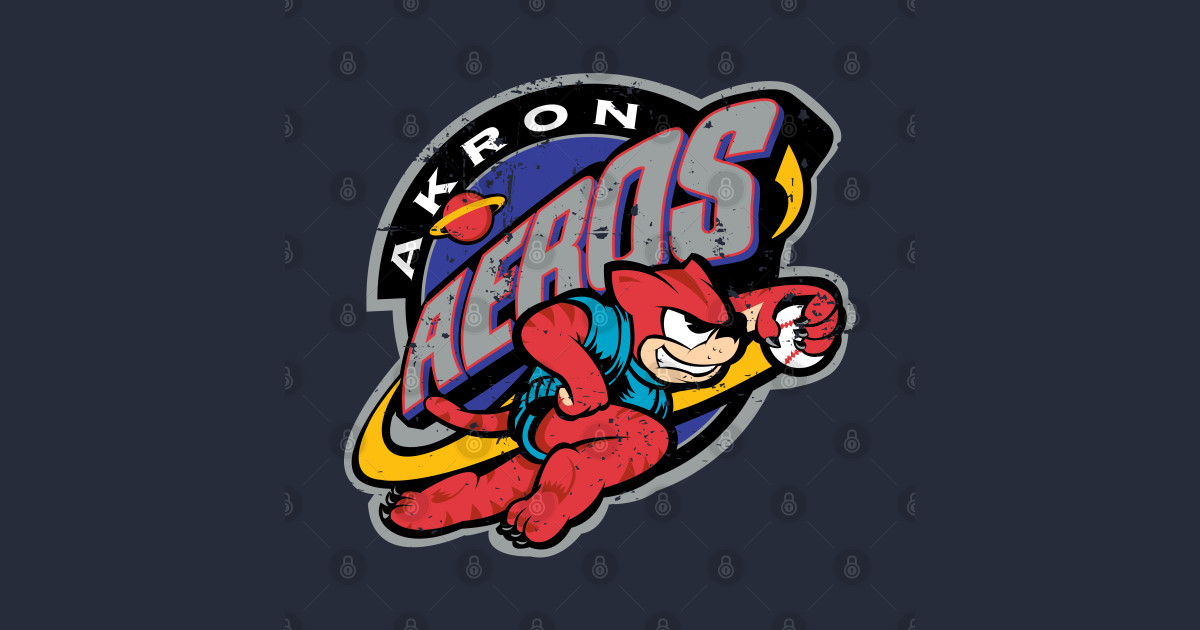 Akron Aeros Defunct Vintage Baseball - Baseball - T-Shirt | TeePublic