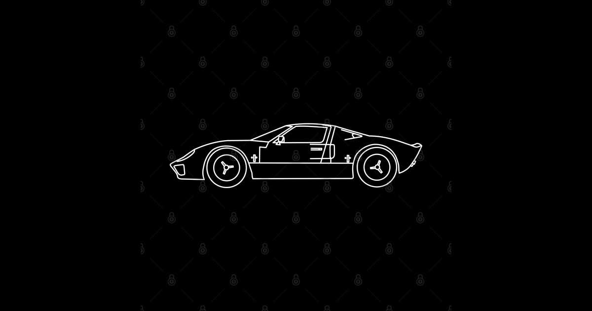 Ford GT first gen - Ford - Sticker | TeePublic