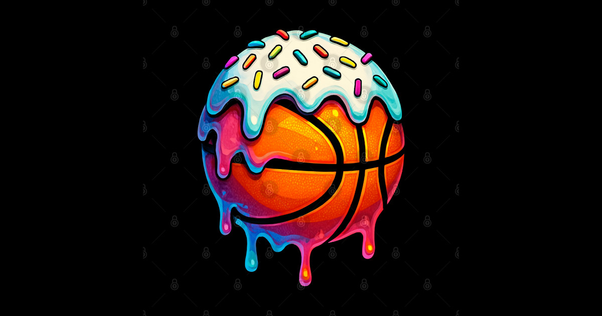 Ice Cream Basketball Drip Boys Girls Kids Basketball Stuff - Ice Cream ...