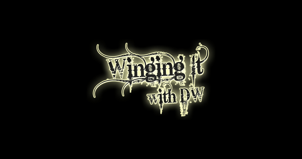Winging It With DW Lg Logo design - Food - Sticker | TeePublic