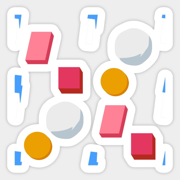 Bfdi Pattern (No Background) - Bfb - Sticker | TeePublic