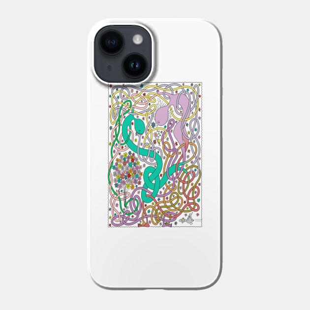 Mr Squiggly Flowers For Mom - Mr Squiggly And Friends - Phone Case ...