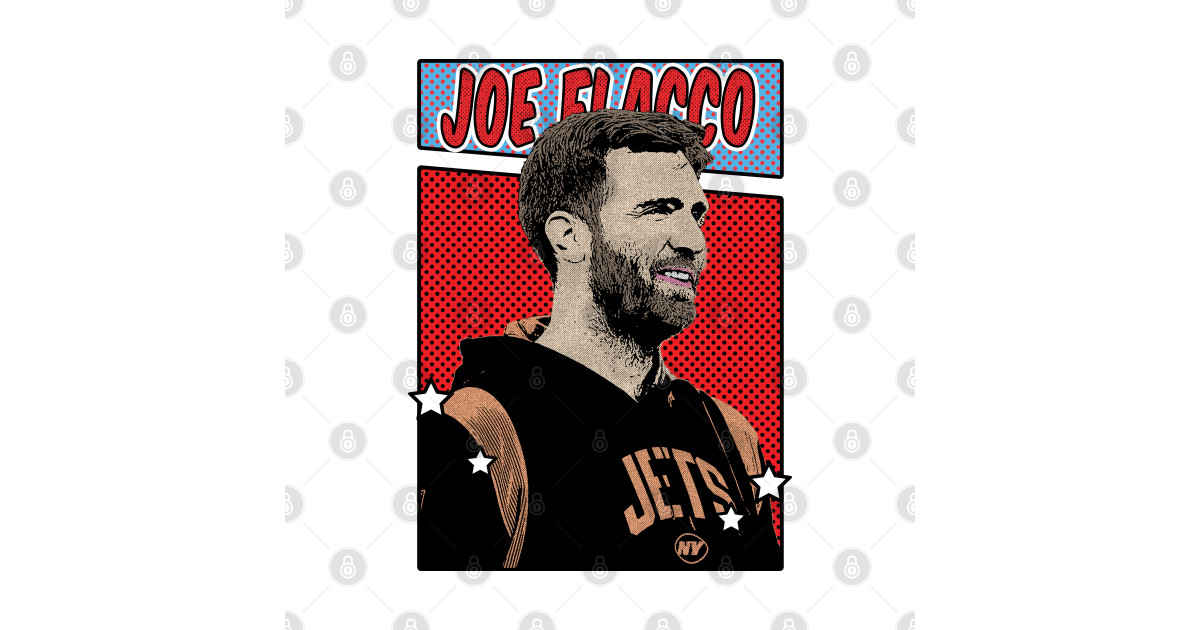 Joe Flacco Pop Art Comic Style - Joe Flacco - T-Shirt | TeePublic