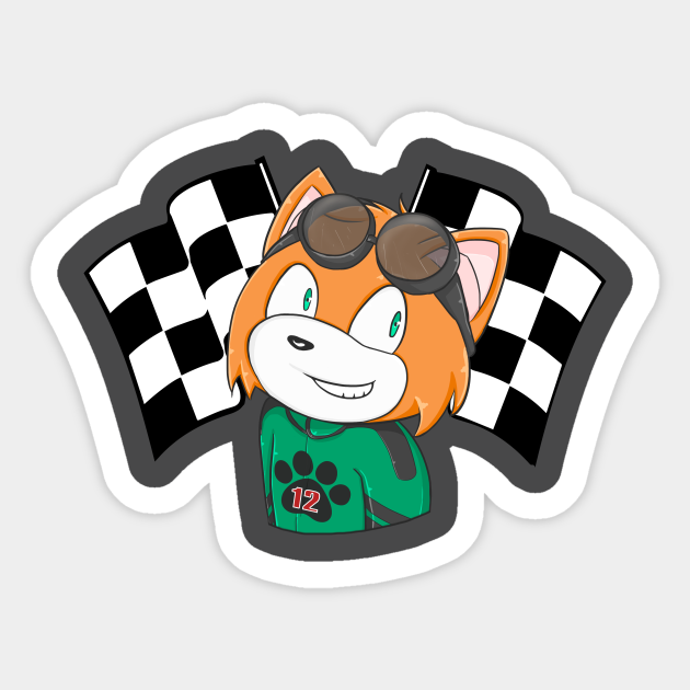 Racingcatz Logo - Cat - Sticker | TeePublic