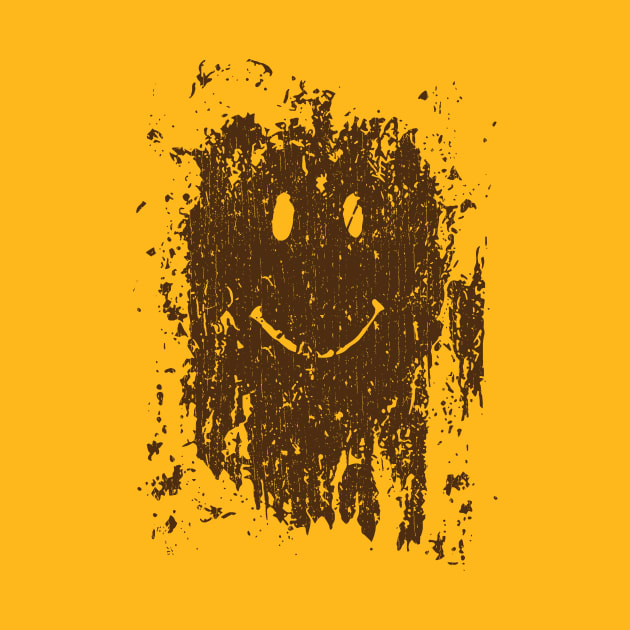 Mud Splatter Smiley Face Vintage - Forrest Gump - T-Shirt | TeePublic