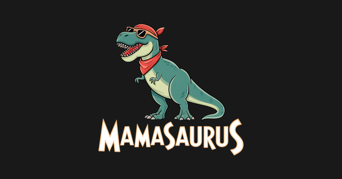 Mamasaurus T Rex Dinosaur Mama Saurus Family Matching Women ...