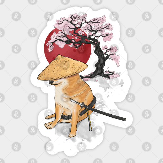 meme cheems - Cheems - Sticker | TeePublic