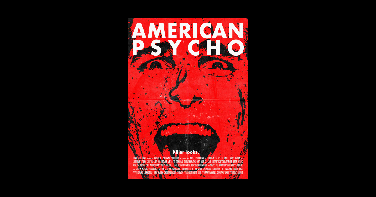 American Psycho Art - American Psycho - Sticker | TeePublic