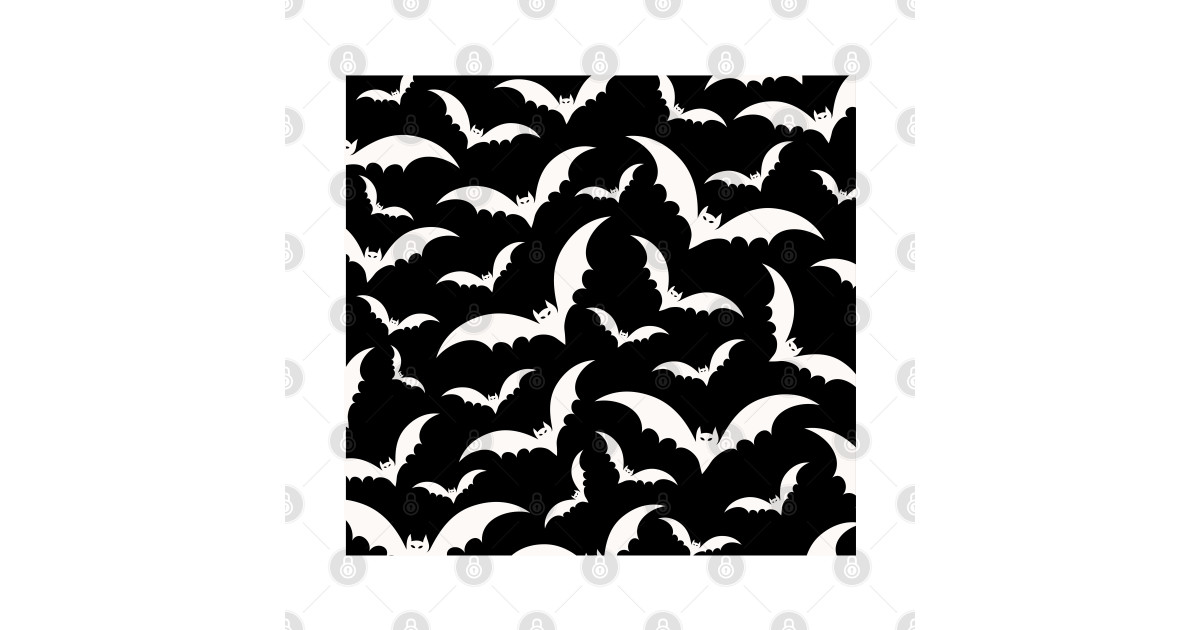 Bats (Pattern) — #1 - Bat - T-Shirt | TeePublic