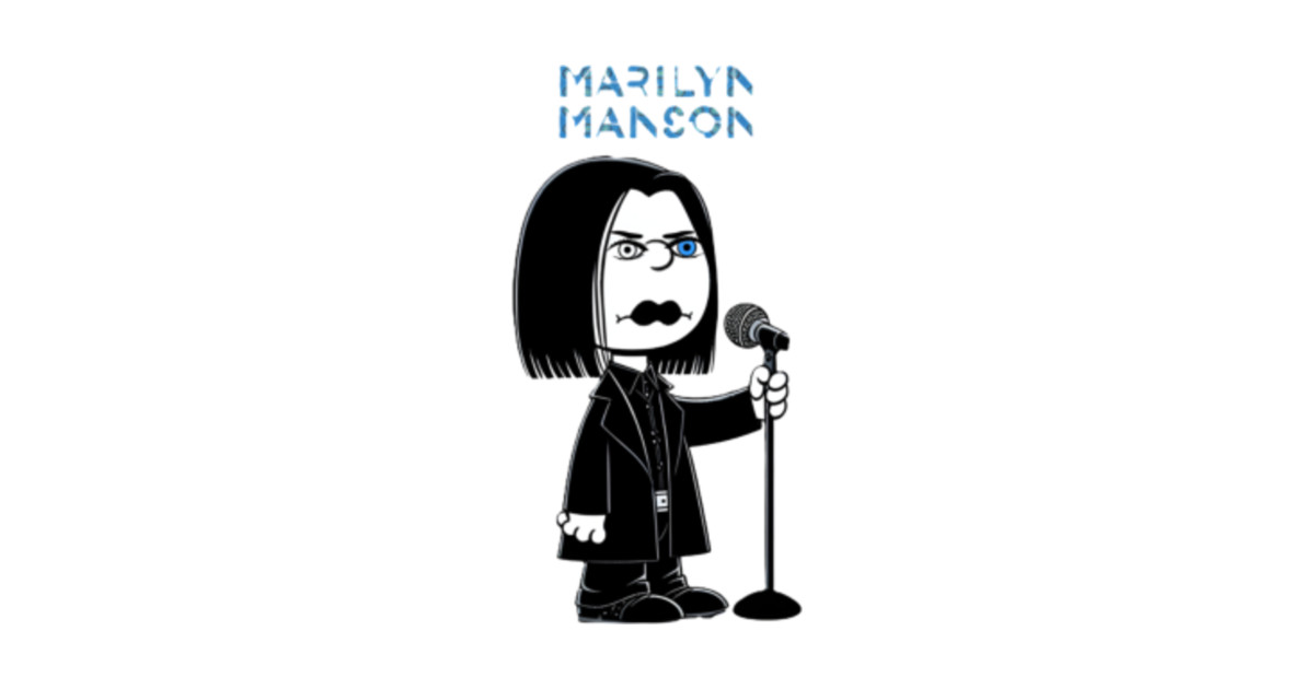 Marilyn Manson is a PEANUT ! - Peanuts - T-Shirt | TeePublic