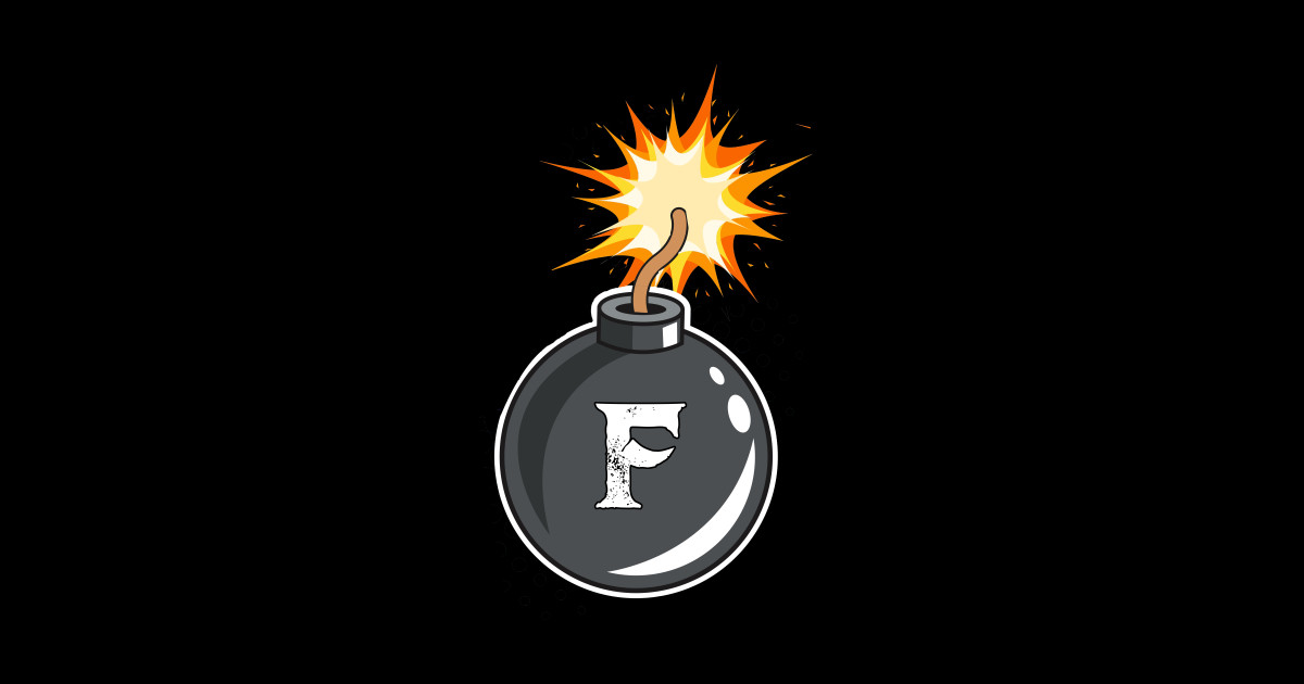 Drop The F-Bomb Funny Shirt for Men and Women - Funny - Sticker | TeePublic