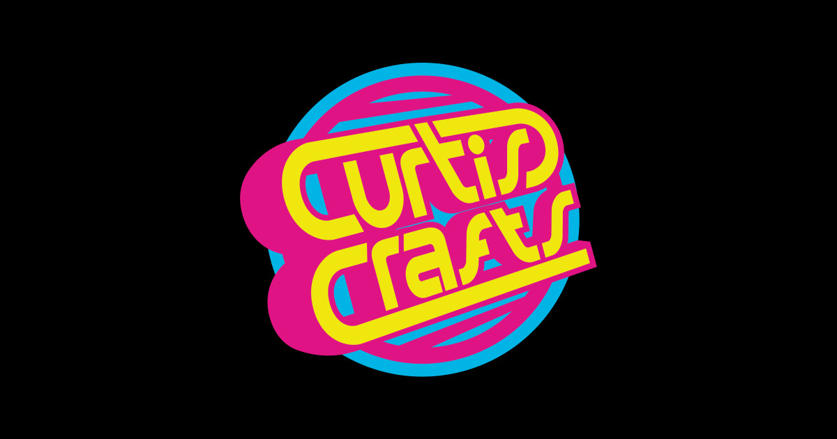 Retro Curtis Crafts Alpha - Retro - Pin | TeePublic