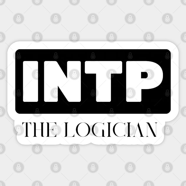 INTP the logician Personality MBTI - Intp - Sticker | TeePublic