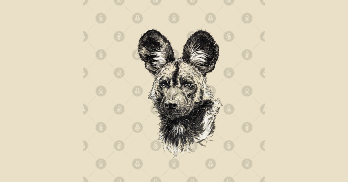 African wild dog - African Wild Dog - T-Shirt | TeePublic