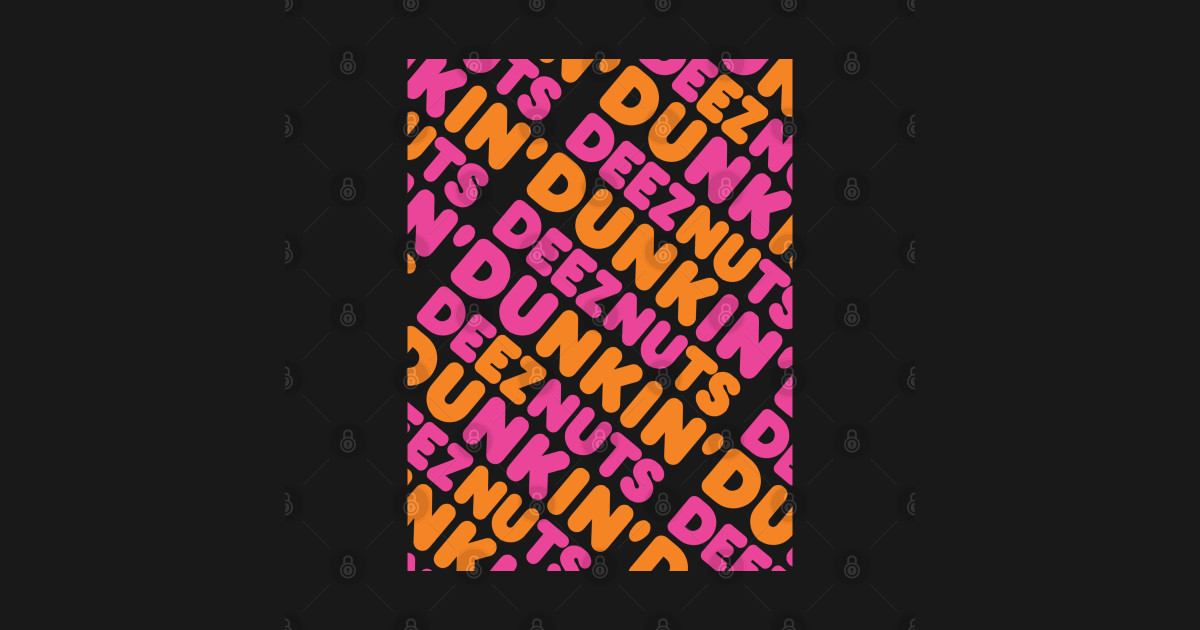 dunkin deez nuts diagonal pattern - Dunkin Deez Nuts Diagonal Pattern ...