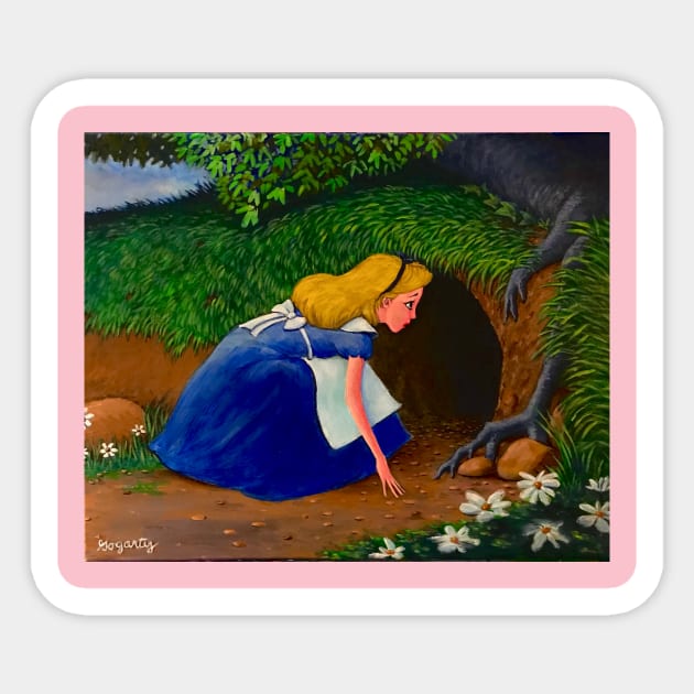 Alice in wonderland - Alice In Wonderland - Sticker | TeePublic