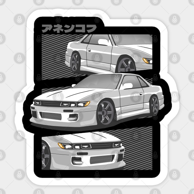Nissan Silvia s13 - Nissan - Sticker | TeePublic