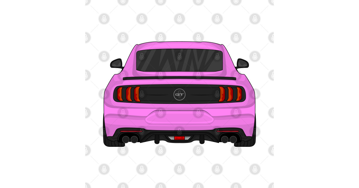 MUSTANG GT VIOLET - Ford Mustang Gt - T-Shirt | TeePublic