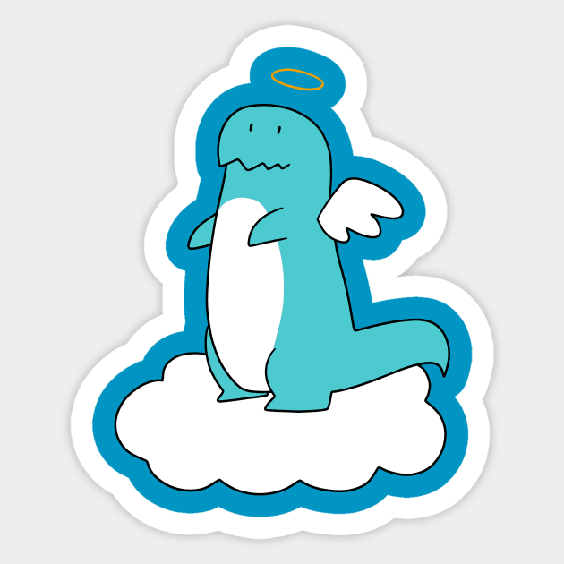 Angel T-rex - T Rex - Sticker | TeePublic
