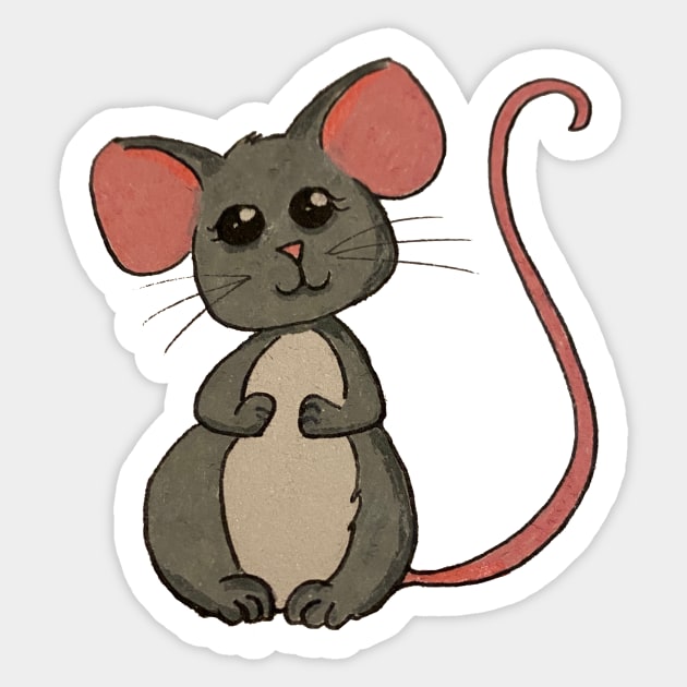 Squeak the cartoon mouse - Mouse - Sticker | TeePublic