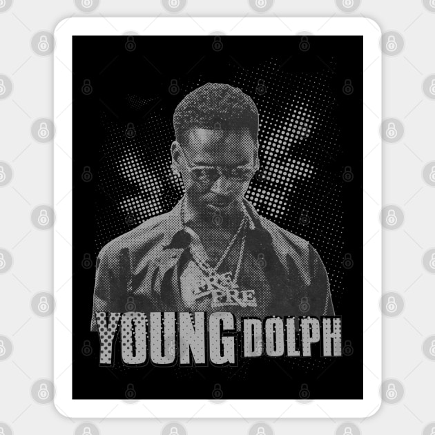 Young dolph Illustrations - Hip Hop - Sticker | TeePublic