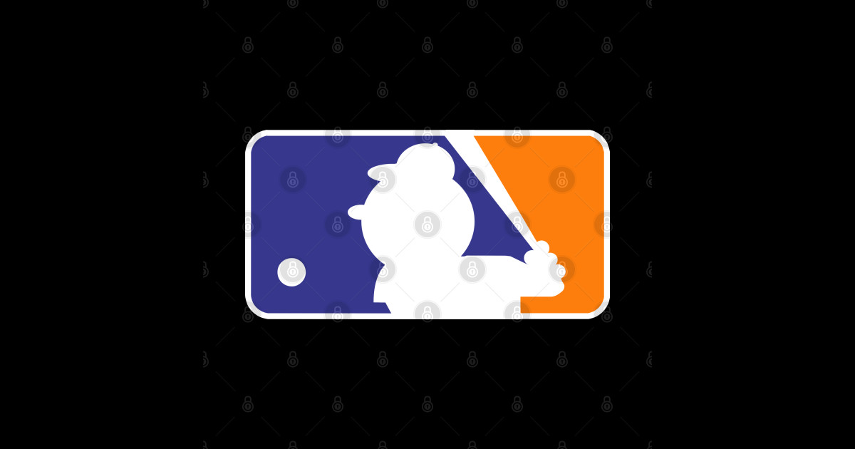 Mr. Met Baseball League Logo - Mets - Sticker | TeePublic