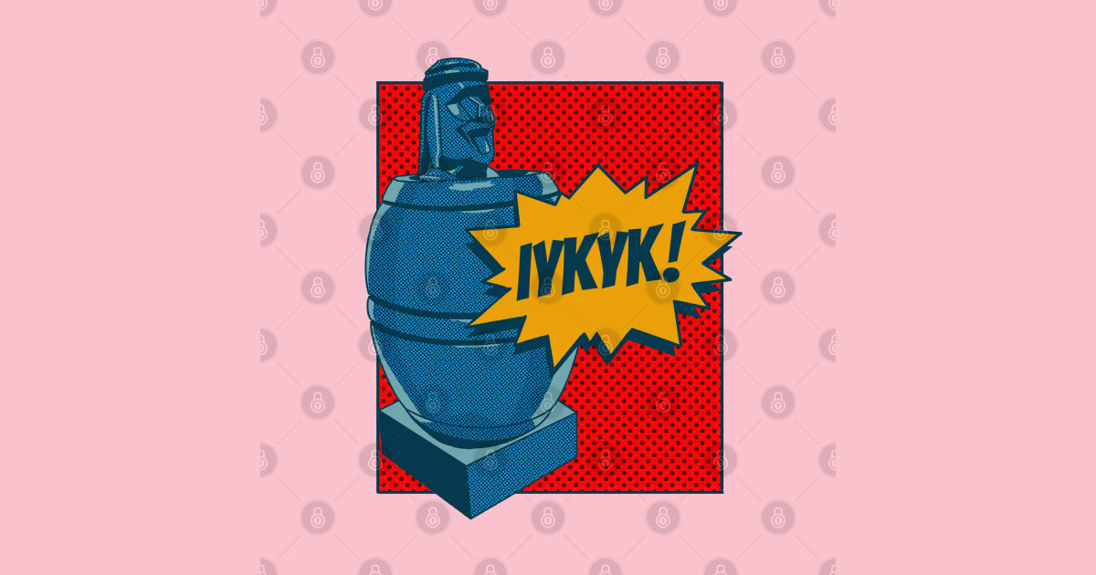 Comic-Style Barrel Man: Unveil the Mystery with 'IYKYK' - Philippines - T-Shirt | TeePublic