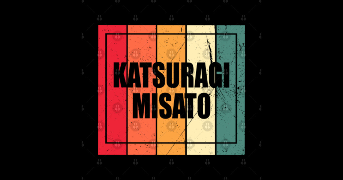 Personalized Name Misato Birthday Anime Vintage Styles - Katsuragi - T ...