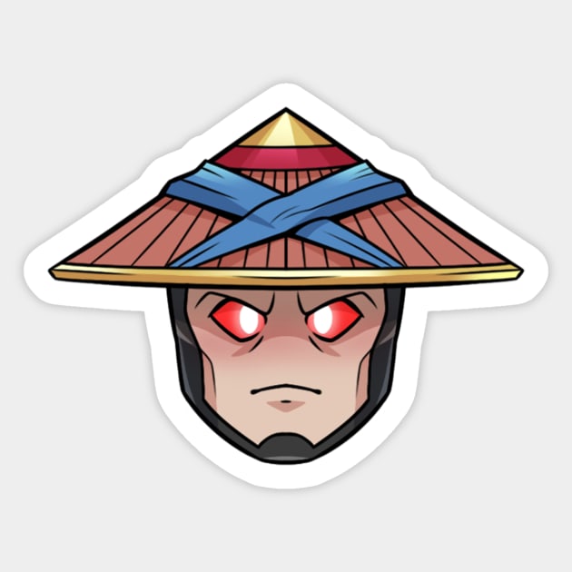 Sticker Face - RAIDEN - Mortal Kombat - Sticker | TeePublic
