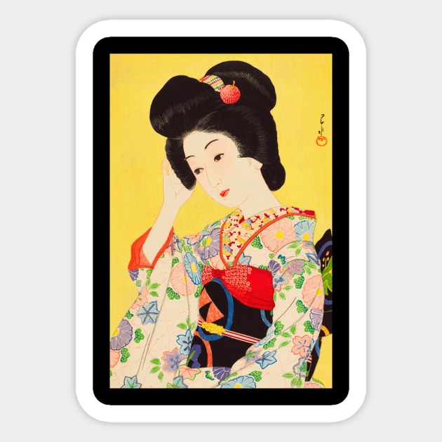 Japanese beauty in spring - Japanese Vintage Art - Japanese Art ...