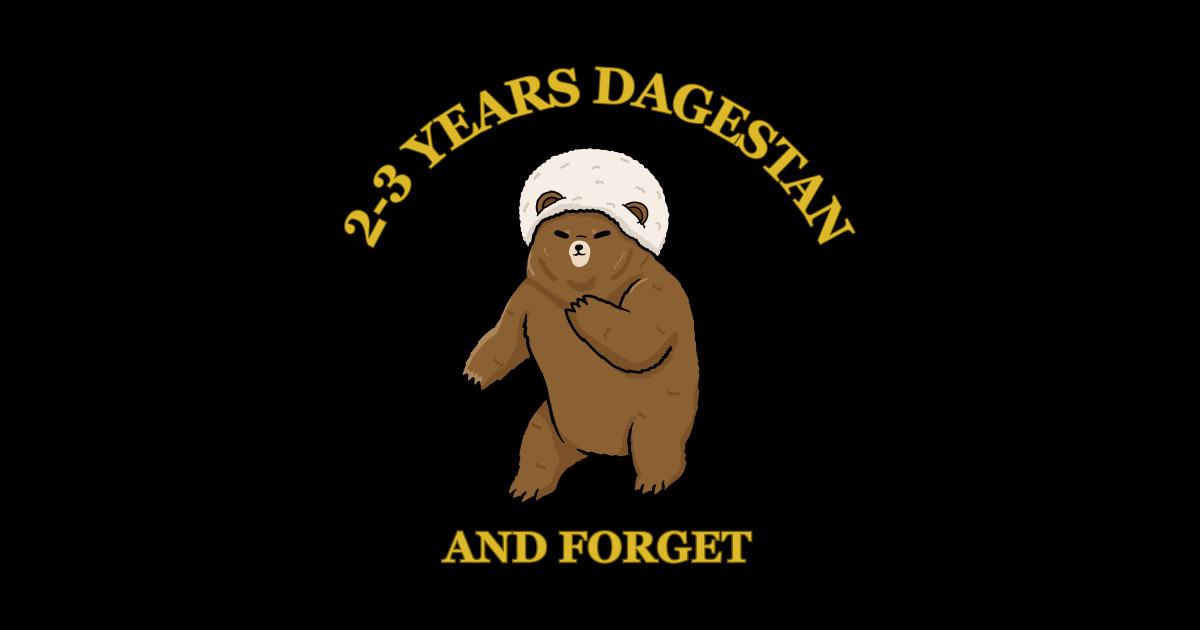 2-3 Years Dagestan Wrestling Bear - Dagestan - Sticker | TeePublic