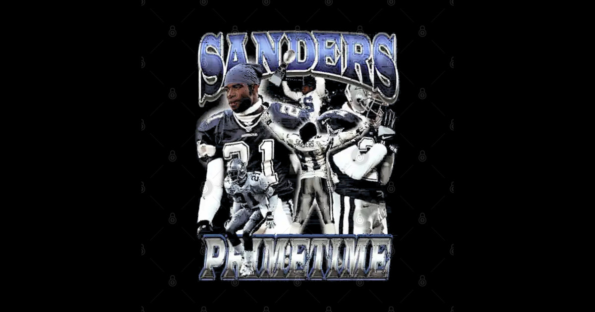 Deion Sanders Prime Time $ Sidelines Graphics - Deion Sanders - Sticker ...