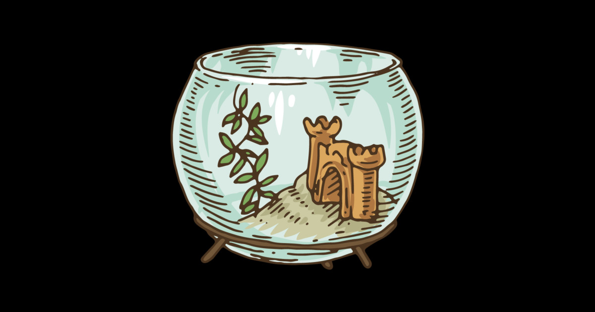 Aquarium Fish Tank - Aquarium - Sticker | TeePublic