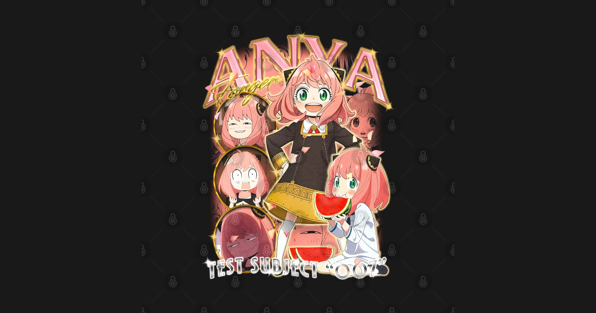 Anya Test Subject 007 Anime Fanart - Anime And Manga - T-Shirt | TeePublic