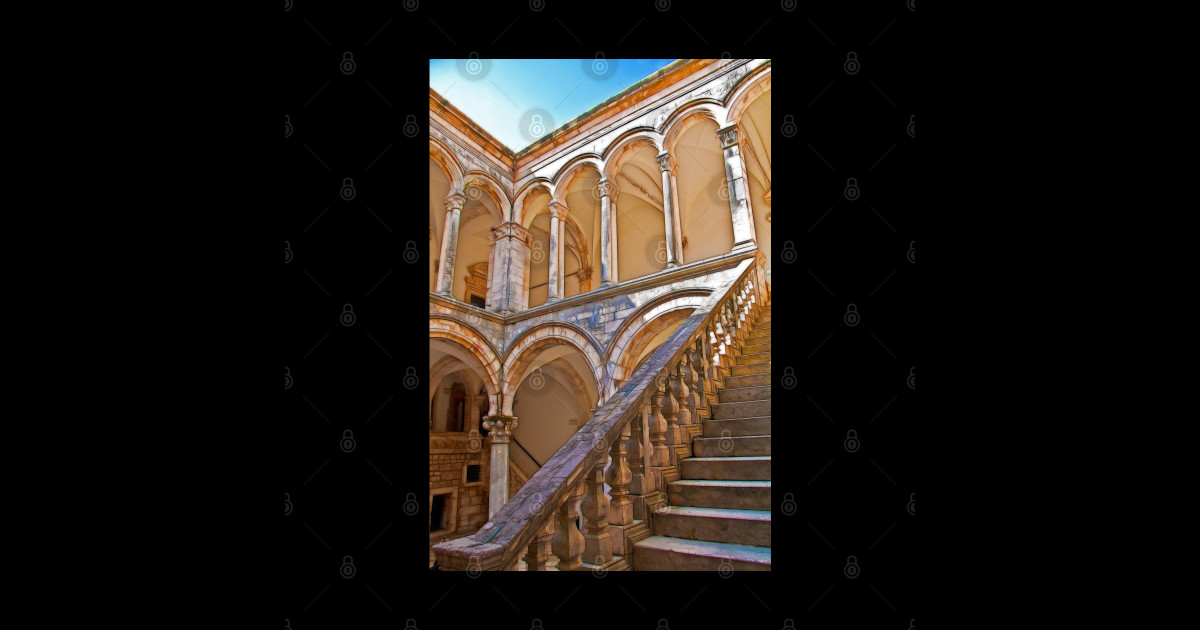 Rector's Palace. Dubrovnik - Europe - Sticker | TeePublic