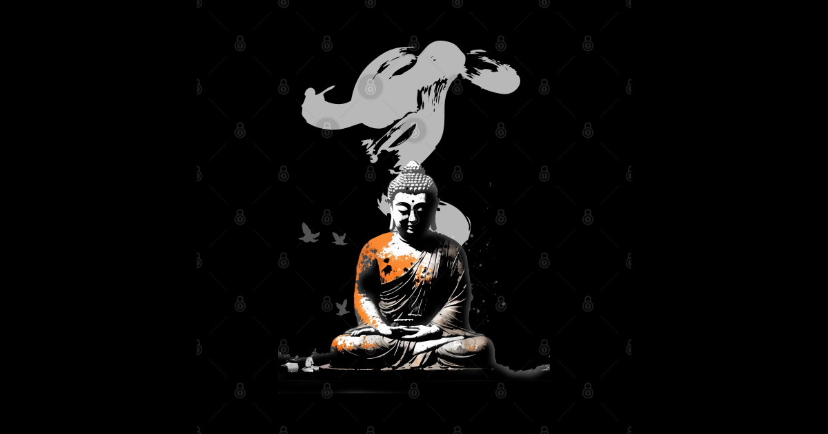 Mushin (Mental State) of Nothingness No. 1: Empty Mind on a Dark ...