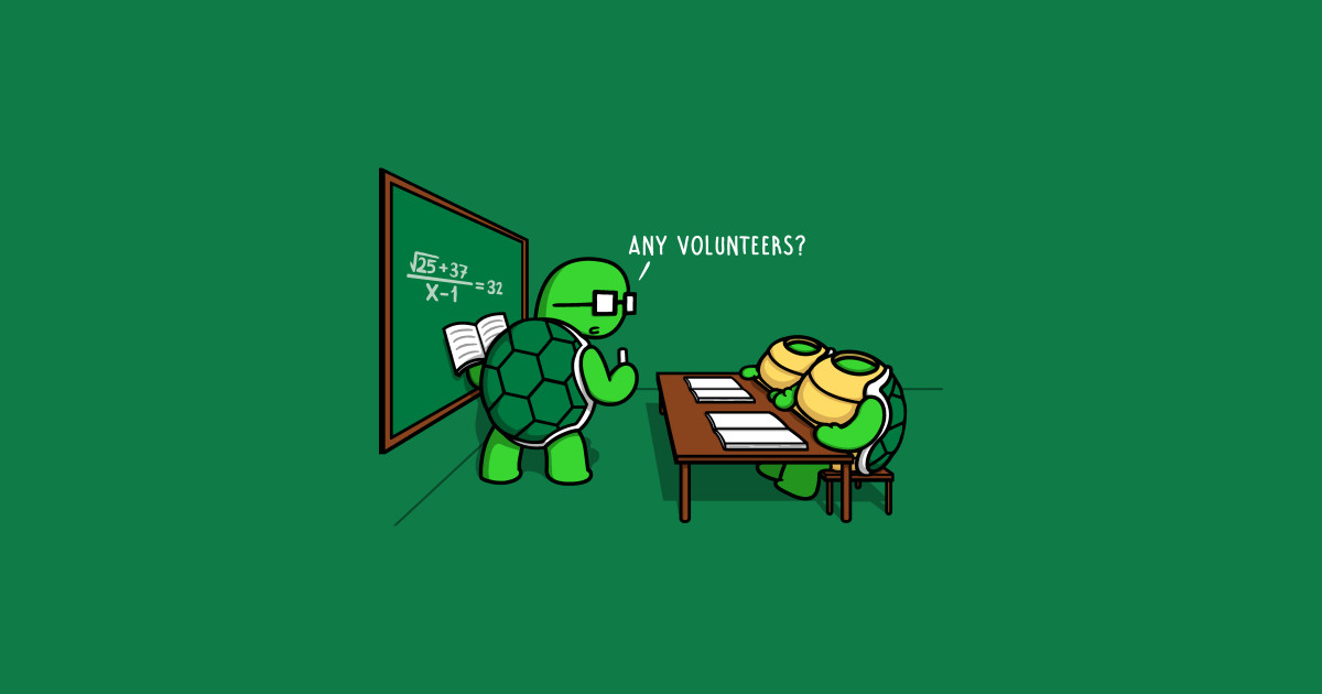 Turtle School! - Nerd - T-Shirt | TeePublic