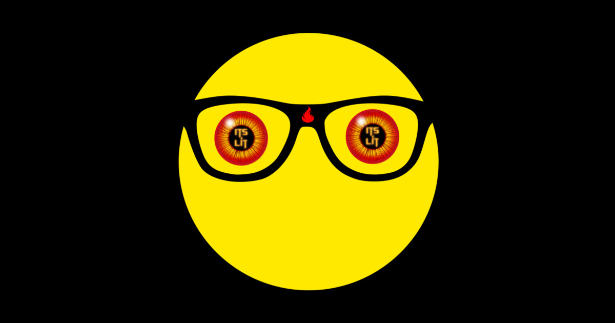 Its lit Emoji - Shades - Sticker | TeePublic