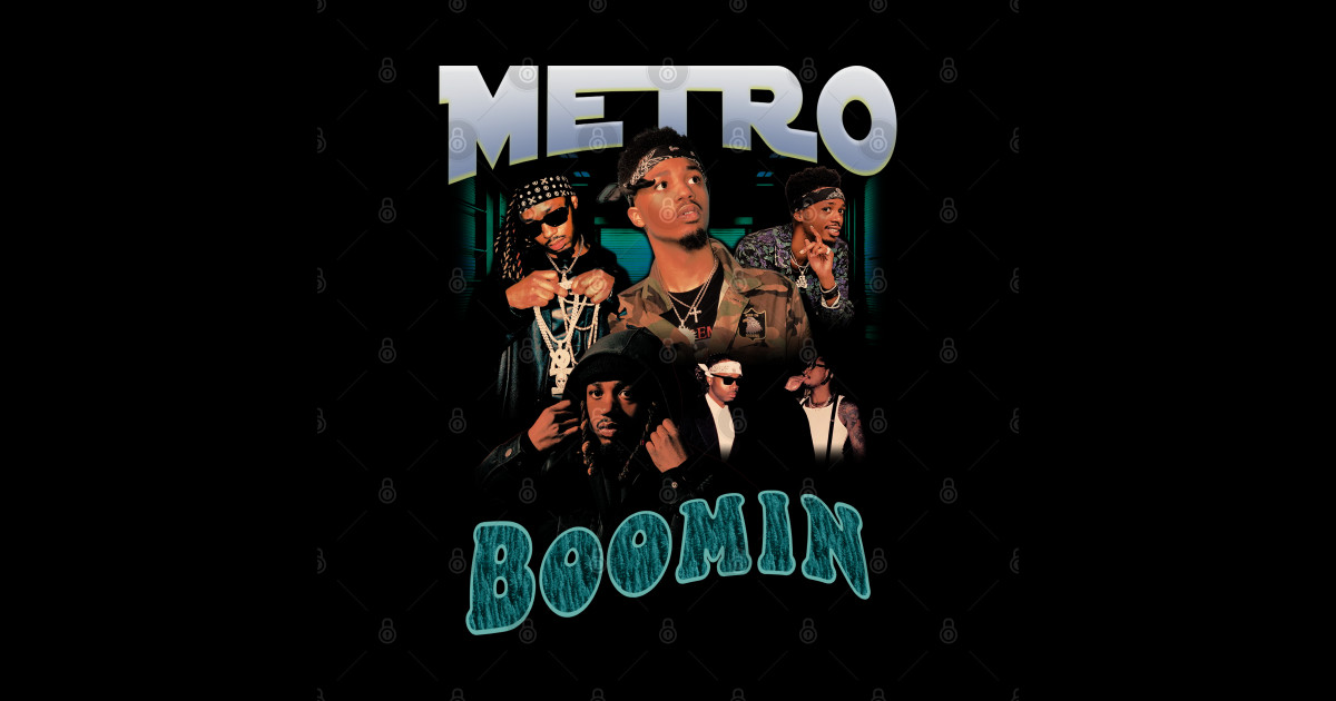 Metro Boomin // Vintage Bootleg Design - Metro Boomin - Sticker | TeePublic