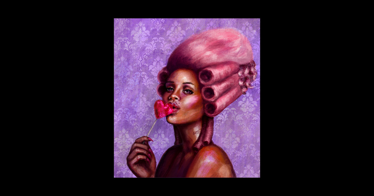 Yas, Queen, Madam Lolli in purple - Yas - Sticker | TeePublic