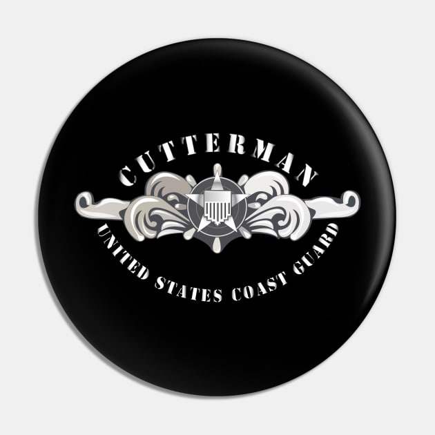 USCG - Cutterman Badge - Enlisted - Silver - Uscg Cutterman Badge ...