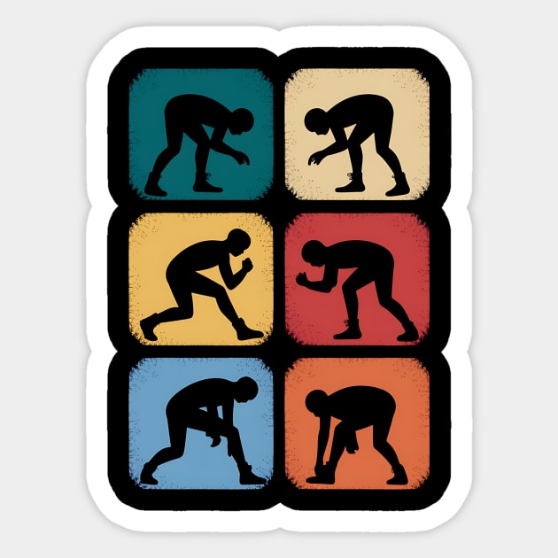 Wrestling Wrestler - Wrestling Wrestler - Sticker | TeePublic