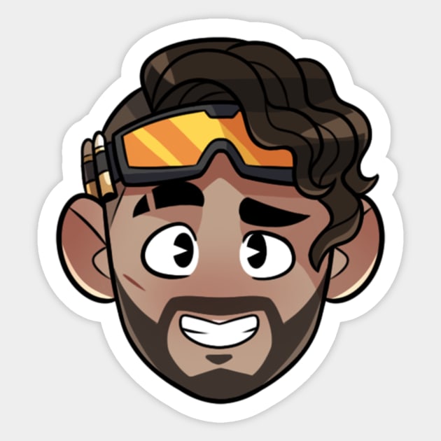 Sticker Face - MIRAGE - Apex Legends - Sticker | TeePublic