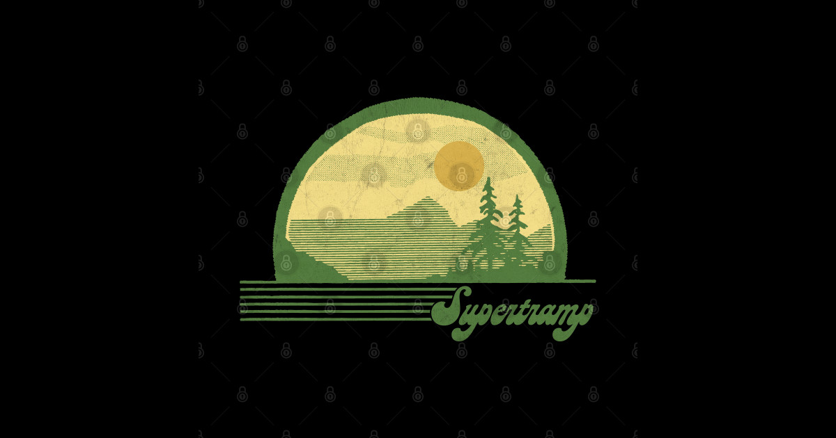 Supertramp / Retro Style Sunset Design - Supertramp - Sticker | TeePublic