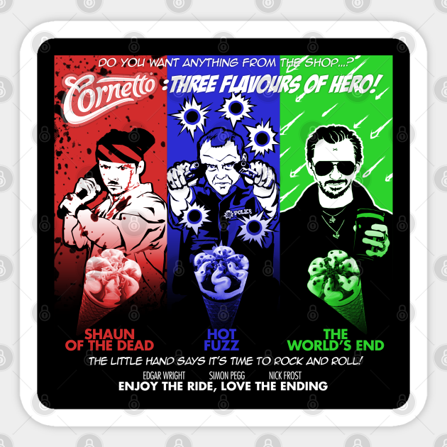 The Cornetto Trilogy: Three Flavours of Hero! - Three Flavors Cornetto ...