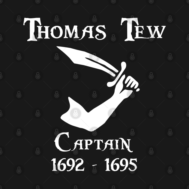 Captain Thomas Tew - Pirate - T-Shirt | TeePublic