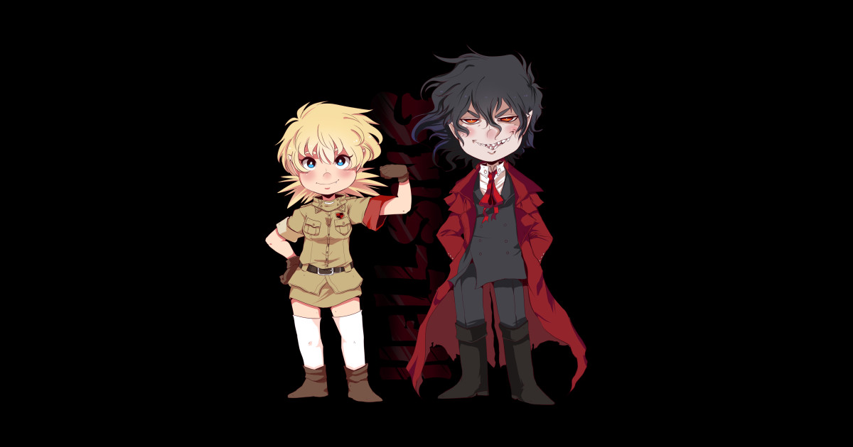 Hellsing: Two vampires - Hellsing - Sticker | TeePublic