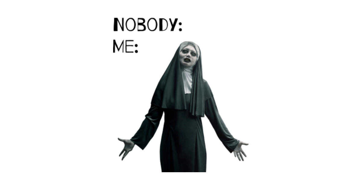 Scary Nun Halloween Nun T Shirt Teepublic